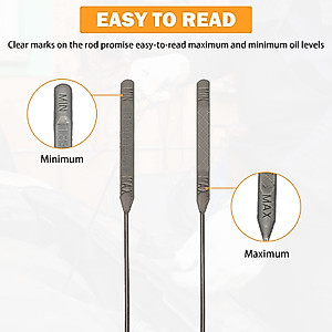 3C3Z6750AA Ford 6.0 Powerstroke Oil Dipstick for 2003 2004 2005 2006 2007 Ford F250 F350 F450 F550 Super Duty Excursion 6.0 Diesel Engine Oil Dip Stick Indicator Tool Replace Ford 3C3Z-6750-AA 917-310
