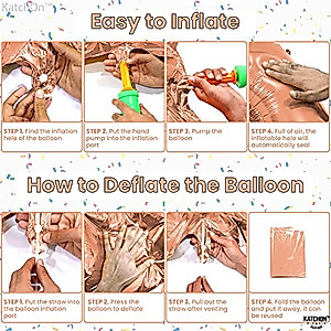 Giant, Rose Gold 30 Balloon Numbers - 40 Inch, 30th Birthday Decorations for Women | 30th Birthday Balloons Set | Rose Gold 30 Balloons, Talk 30 To Me Birthday Decorations | 30th Balloons for Her