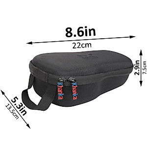 khanka Hard Travel Case Replacement for DYMO COLORPOP Color Label Maker | LabelManager 160 Portable Label Maker (Internal Purple)