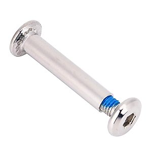 Skate Screws, 10Pcs 31mm Inline Skate Axle Metal Skate Screws, Inline Skate Skating Screws Kit, Skate Replacement Screws for Repairing Changing Skates