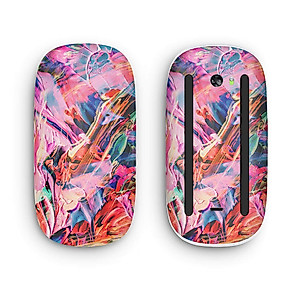 Design Skinz Liquid Abstract Paint Remix V73 Vinyl Decal Compatible with The Apple Magic Mouse 2 (Wireless, Rechargable) with Multi-Touch Surface