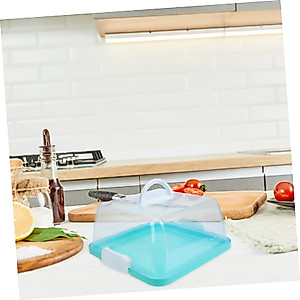 VICASKY Round Cake Carrier Two Sided Cake Holder Cake Carrier, Cake Stand with Lid and Handle, Cake Holder Storage