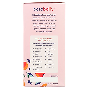 CEREBELLY Organic 11+ Months Variety Pack Baby Purees 3 Count, 4 OZ