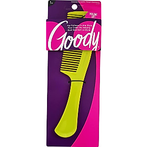 Goody Styling Essentials Detangling Hair Comb - Suitable For All Hair Types - Fine Tooth Comb Detangles Wet or Dry Hair - Hair Accessories for Men, Women, Boys and Girls