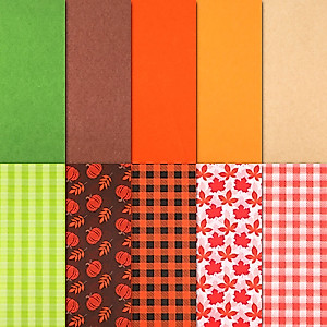 Zonon 100 Sheets Thanksgiving Fall Tissue Paper for Gift Orange Autumn Wrapping Paper Bulk Pumpkin Maple Leaves DIY Craft Art Harvest Birthday Wedding Present Box Decoration