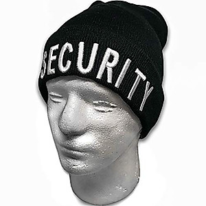 Black Duck Brand 9" Embroidered Security Cuffed Beanie/Skull Cap (1) Black
