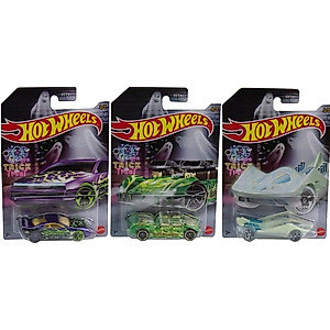 Hot Wheels 2022 Halloween Complete Set of 5 Diecast Vehicles from DXT91-956E Release Bundle