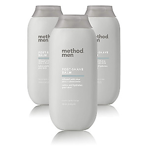 Method Men After Shave Balm for Post Shave Application, Sea + Surf, 3.4 Ounces, 3 pack