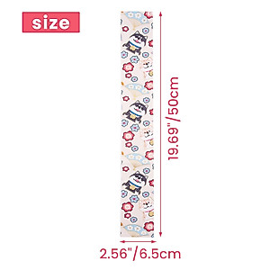 Jkjhbhged 40 PCS Cotton Fabric Quilting Strips DIY Sewing Craft Fabric Bundle Patchwork Supplies 6.5X50cm