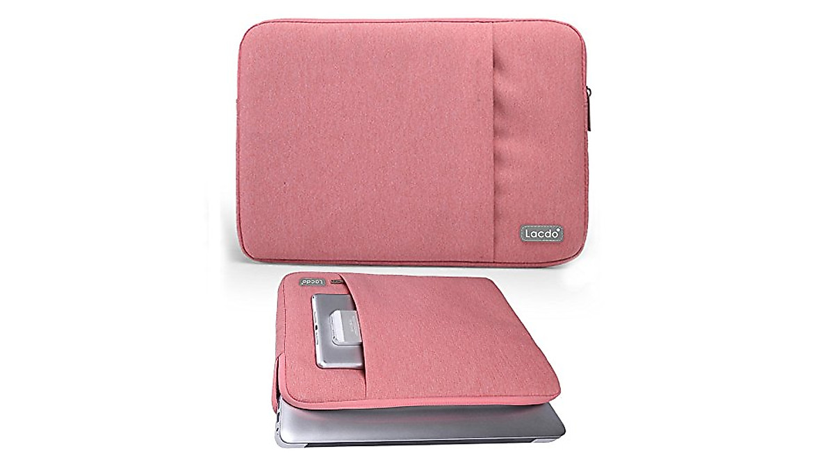 Lacdo Pink Laptop Sleeve for 14" MacBook Pro & More