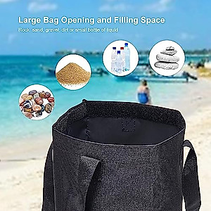 Industrial Gazebo Weights 600D, Set of 4 Gazebo Weights for Gazebos, PVC Inner Coating, Sand Bag for Pop-Up Tent, Canopy or Parasol