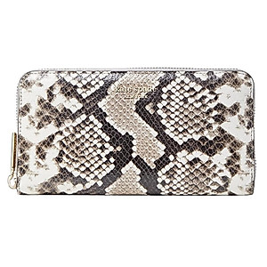 kate spade new york Spencer Python-Embossed Zip-Around Continental Wallet