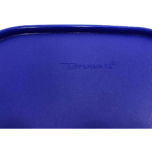 Tupperware Modular Mate Square 3 Container. Brillant Blue Seal