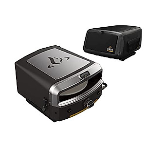 HALO Versa 16 Outdoor Pizza Oven | Rotating Stone bakes up to 16" Pizzas | Packed with Oven Cover