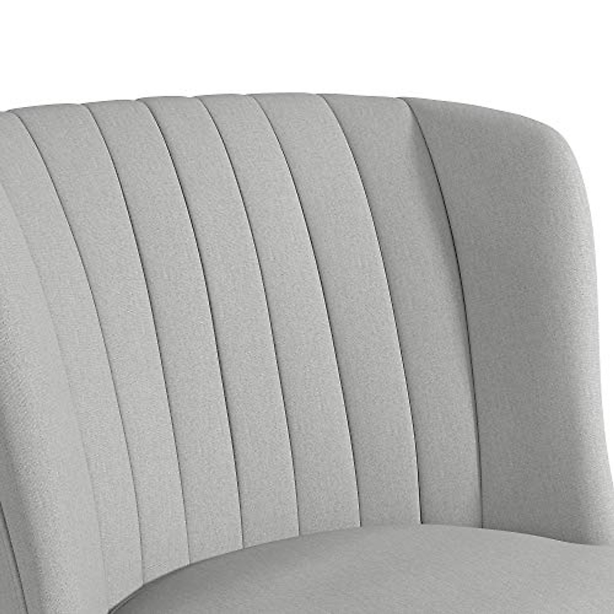 Novogratz Brittany Upholstered Accent Chair - Light Gray