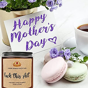 Coworker Christmas Gifts for Women - get Well Gifts for Women - Funny Christmas Gifts for Women Sister Friendship Bestie Girlfriend - Lavender Scented Candle