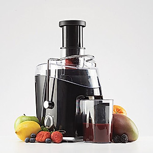 Brentwood Juice Extractor with Graduated Jar, 2-Speed 400w, Black