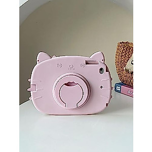 Premium Cute Soft Silicone Cat Pattern Tablet Case with Built-in Foldable Kickstand Shockproof Cover Case for iPad Air 1/ iPad 5 9.7"