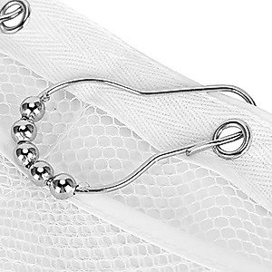 TOPINCN 6 Pockets Bath Toy Organizer Mesh Wall Hanging Shower Bag Quick Dry Home Bathroom Storage Holder