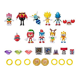 Sonic The Hedgehog Advent Calendar - 24 Surprises with Exclusive Collectible 2.5 Inch Holiday Action Figures!