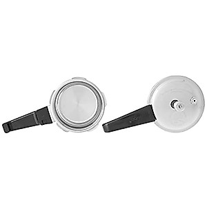 Vinod 1.5L Splendid Plus Handi Stainless Steel Pressure Cooker, 1.5-Liter