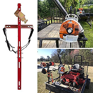 ELITEWILL Trailer Backpack Blower Holder Rack Compatible with Open and Enclosed Lawn Landscape Trailers Trucks - 1 Pack Backpack Blower