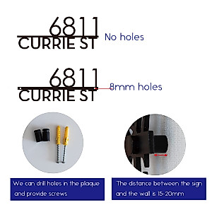 Custom House Number 304 Stainless Steel for Outside, Address Sign Plaque, Modern House Number (18")