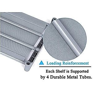 9 Cube Kids Bookshelf Adjustable Bookcase,Portable Closet Organizers and Storage for Storage Clothes, Suitable for Children in Kids Room, Bedroom,Living Room and Office, Diy Book Shelf,Wardrobe Grey