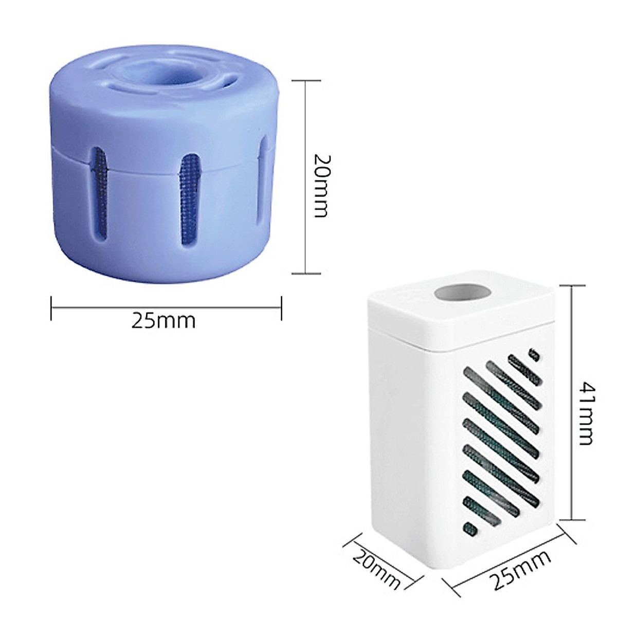 2PCS Sweeper Silver Ion Module Replacement for Dreame X40 Ultra completo/L20 Ultra completo/L10s Pro Ultra Heat/X10 /S10/W10S/S20/X20 Series Cleaning Vacuum Cleaner Spare Parts, 1 White 1 Blue