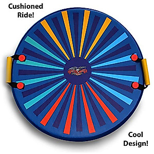 Flexible Flyer F26 Foam Snow Saucer Sled. Round SNO Disc Slider, 26"