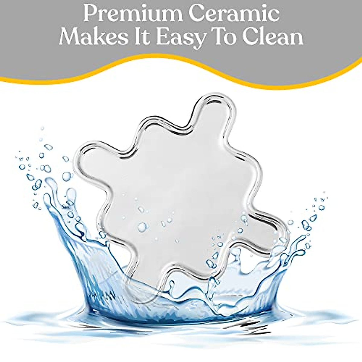 Silver Chrome Coasters for Drinks Absorbent, Modern Retro Mirrored Coasters for Table, Set of 4 Decor on Tabletop for Bar Tools Dining Table