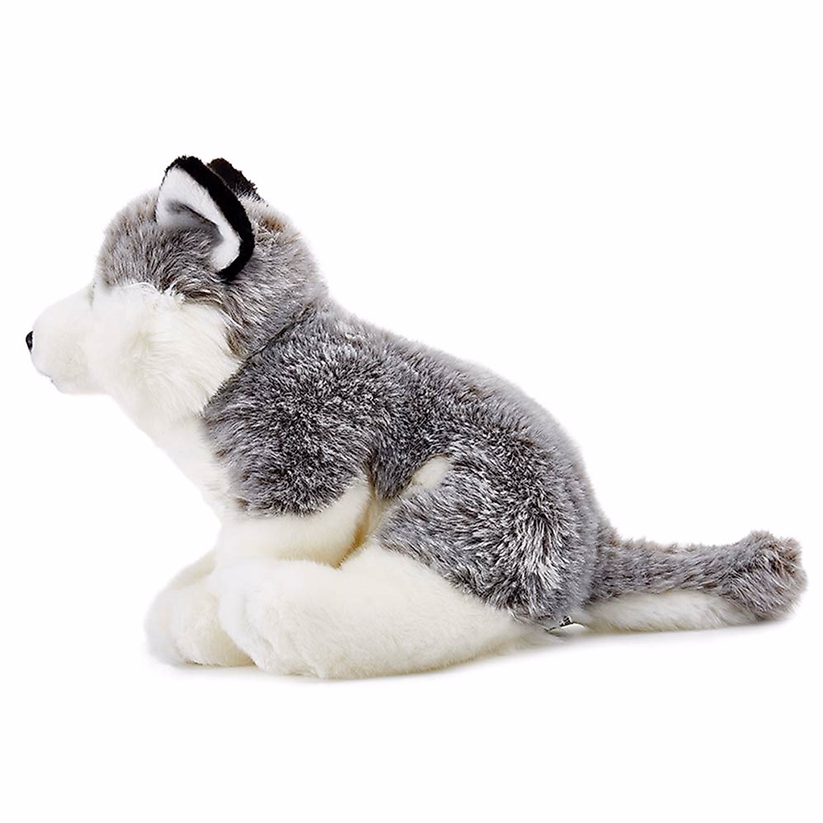 TAMMYFLYFLY Pugsly Pug Plush Stuffed Animal Puppy Dog, 12 inches (Husky)