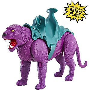 Masters of the Universe Origins Action Figure, Panthor Collectible with 12 Movable Joints, Panther-Like Beast, 11.75 inch