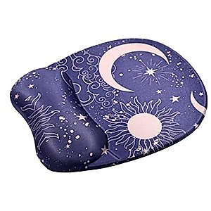 Mouse Pads with Silicone Gel Wrist Rest Gaming Mousepads 2 Way Skin,Anime Mouse Pad with Wrist Support