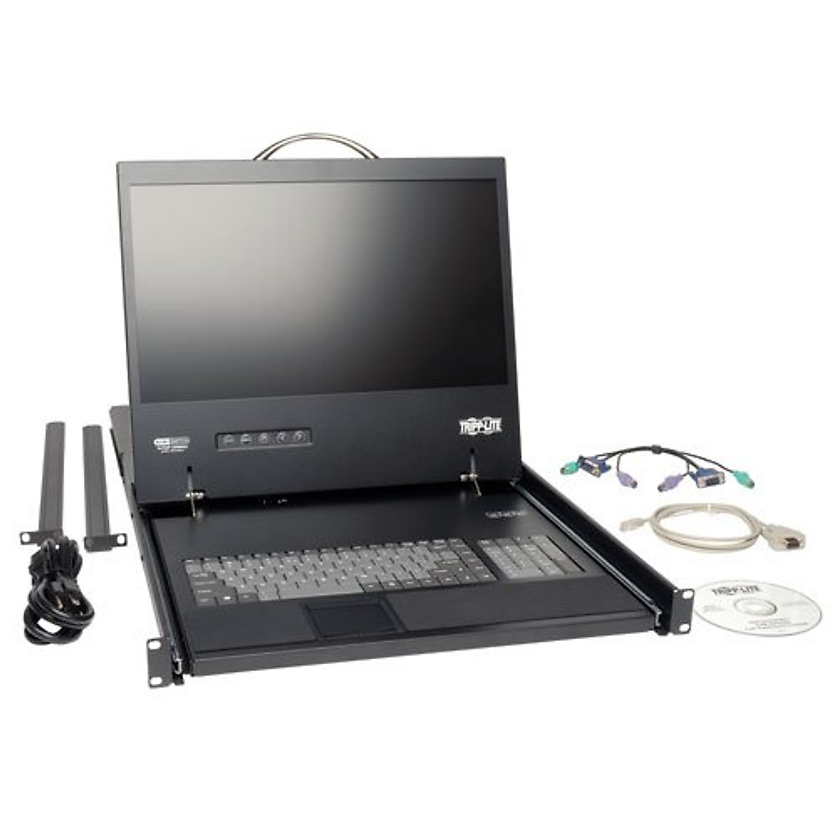 Tripp Lite B070-016-19 16 Port NetCommander Console Cat5 KVM Switch with 19" LCD