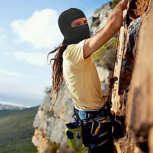 WTACTFUL 3 Pieces Balaclava Ski Mask for Men and Women, Full Face Cover Summer Breathable Full Face Mask for Motorcycle Skiing Cycling Outdoor Sports Black