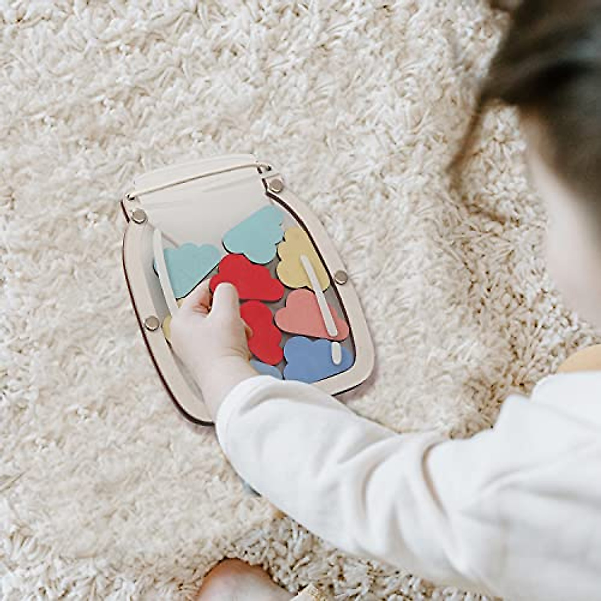 DooTaah Reward Chart for Kids Potty Training Reward Jar for Toddlers with 20 Chips- Behavior, Responsibility, Habits, Daily Routine (Transparent Jar)