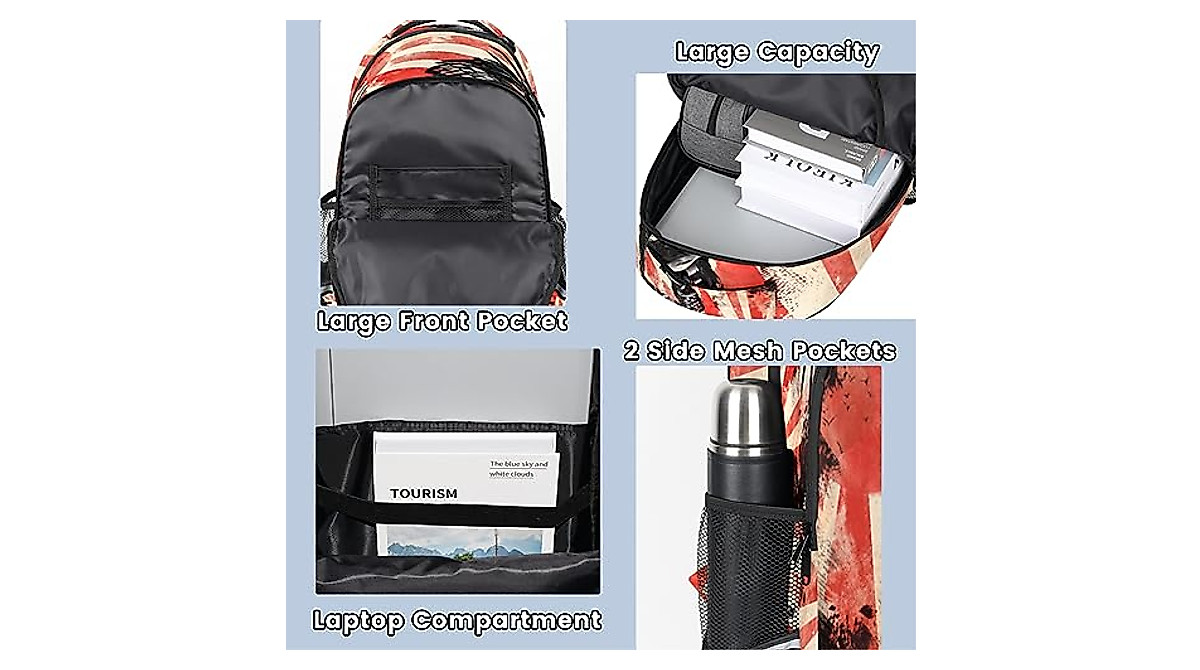Stylish Japanese Samurai Backpack for Men & Women | Durable & Safe
