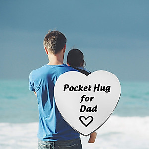 Lywjyb Birdgot Mom Gift Pocket Hug for Mom Gifts Mom Gifts from Son Daughter Pocket Hug Token Gift (Pocket Hug for Dad)