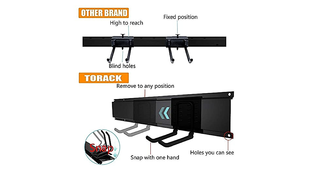 TORACK Heavy Duty Tool Storage Rack for Garage