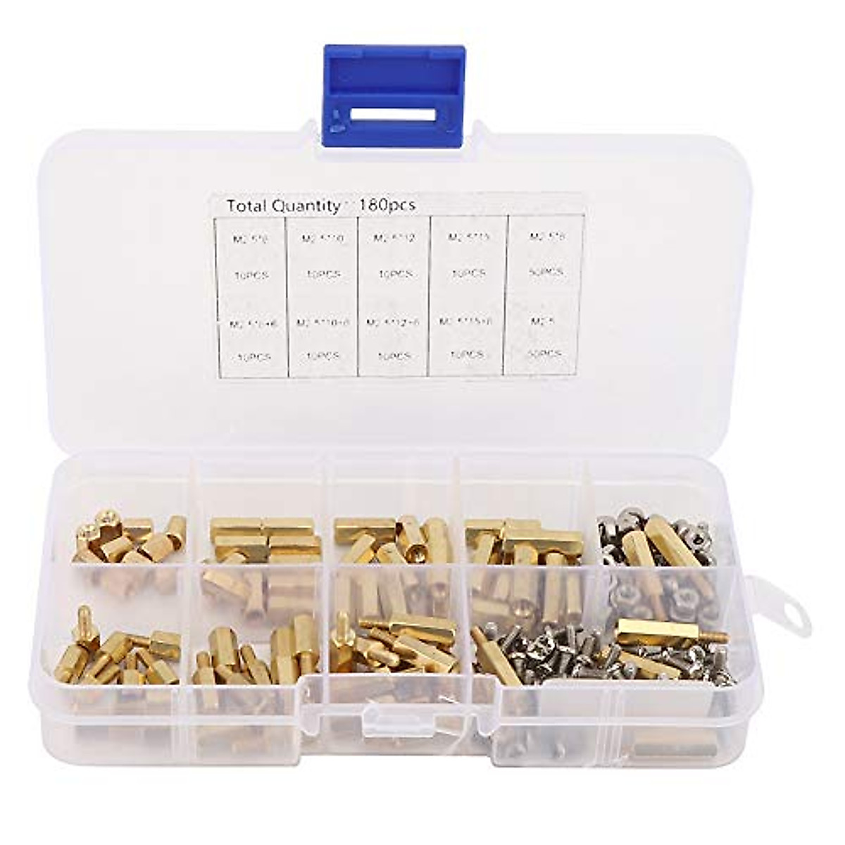 Standoff Spacer Pillar, Durable Practical Screw Spacer M2.5 Brass Standoff Spacer Brass Material for Industrial Equipment