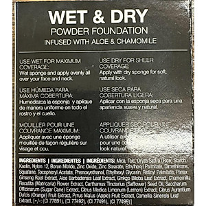 Palladio Dual Wet and Dry Foundation with sponge and Mirror, Squalane Infused, Apply Wet for Maximum Coverage or Dry for Light Finishing and Touchup, Minimizes Fine Line, All day Wear, Laurel Nude