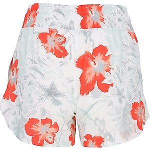 Puma Golf Women's Standard Nassau Short, Bright White-Hot Coral, X-Small