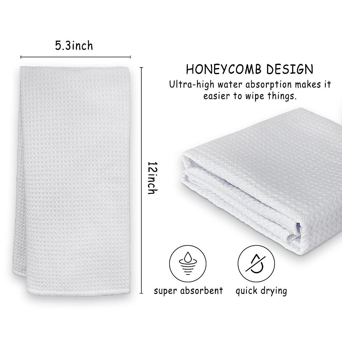 HIWX Funny Dog Quote It's Not Dog Hair It's Dachshund Glitter Decorative Kitchen Towels and Dish Towels, Funny Dachshund Dog Sayings Hand Towels Tea Towel for Bathroom Kitchen Decor 16×24 Inches