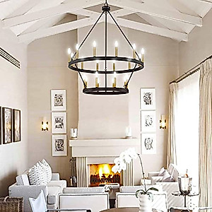 MAXvolador E12 LED Candelabra Light Bulbs 40W Equivalent, Daylight White 5000K 4W Chandelier Light Bulbs, Type B Bulb B11 Candle Bulbs Base Bulb 400 Lumens, Non-Dimmable, Pack of 6