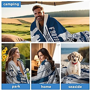 Nmdswov 60" X 50" Throw Blanket - Ideal Gift for Fans - Lightweight and Warm Sofa, Bed, Couch, or Chair Blanket for Men Women Youth