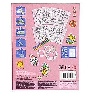 Big Game Toys~Sweet Treats Shrinkies Shrinky Art Shrink Film Kit Girl Dinks Jewelry Keychain