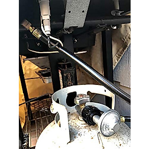 DELSbbq 21" QCC1 Hose and Regulator Kit with 1/8 NPT Male Thread Replacement Parts for Weber Propane Grills,Replacement for Weber 7503