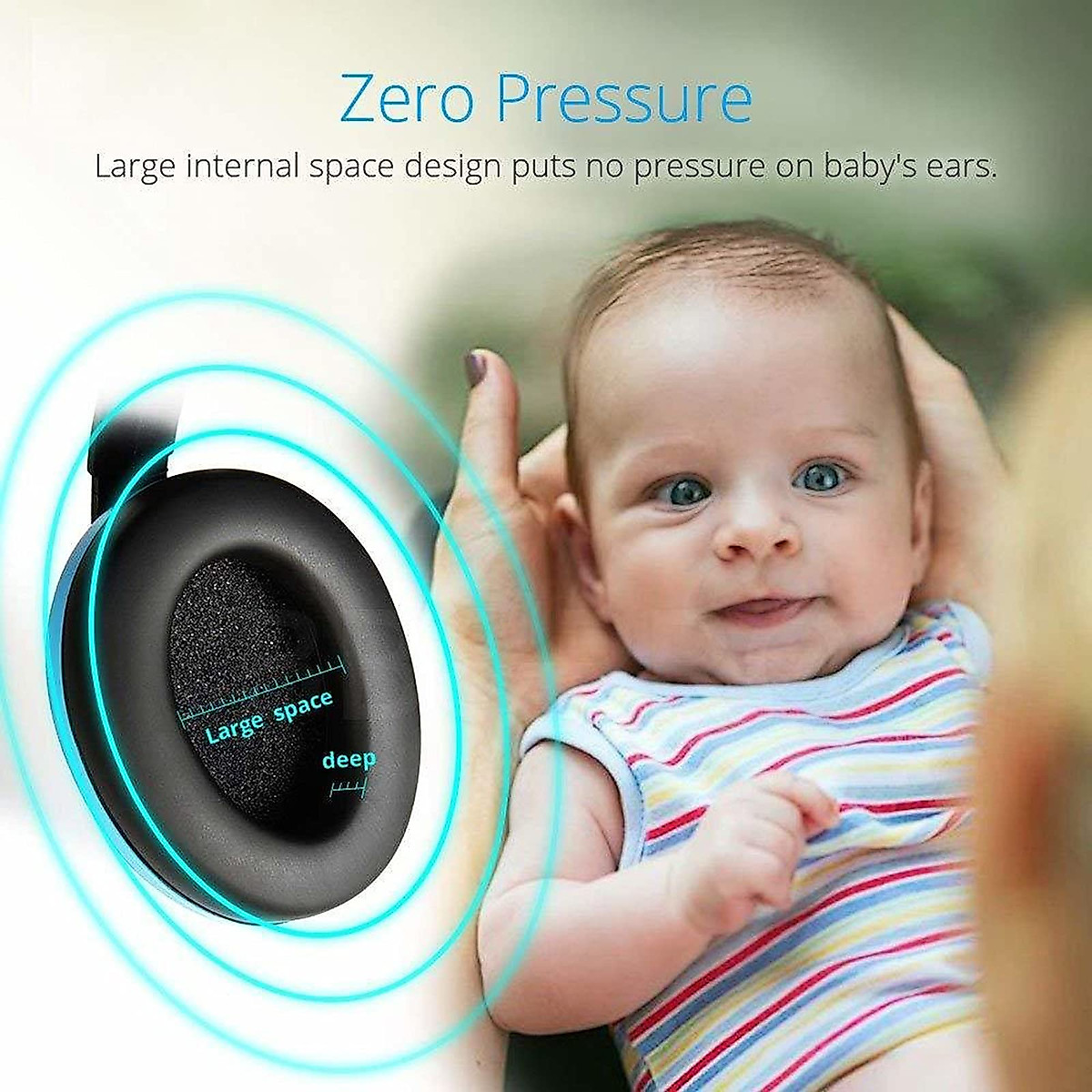 Ylucky Baby Protective Earmuff Kids Noise Canceling Ear Muffs Adjustable Baby Ear Protection Headphone Noise Reduction