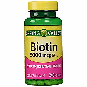 Spring Valley - Biotin 5000 mcg, 240 Softgels